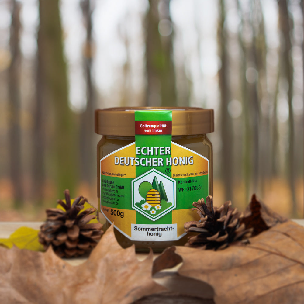 Sommertrachthonig im Glas kaufen - Echter Deutscher Honig